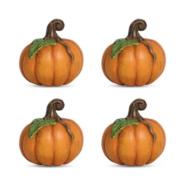 JULISKA Forest Walk Pumpkin Place Card Holders, Set Of 4