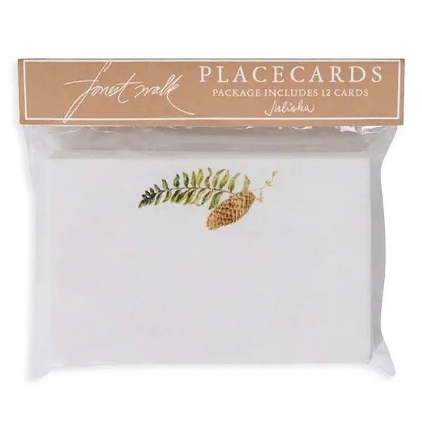 JULISKA Forest Walk Place Cards, Assorted Set Of 12