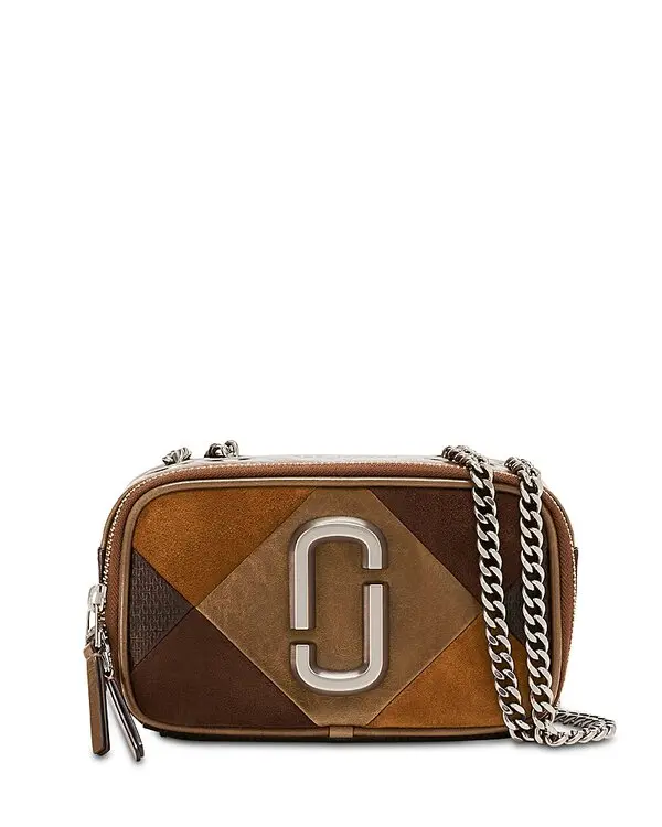 Marc Jacobs The Suede Patchwork Softshot - Brown Multi