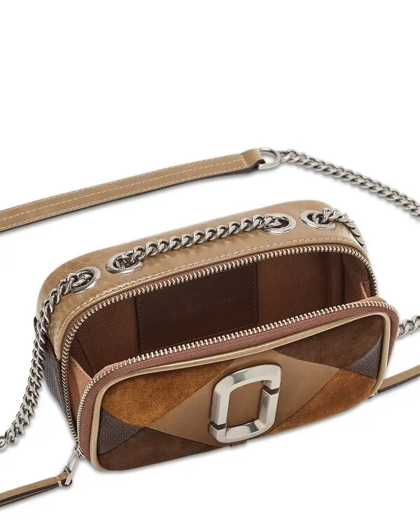 Marc Jacobs The Suede Patchwork Softshot - Brown Multi