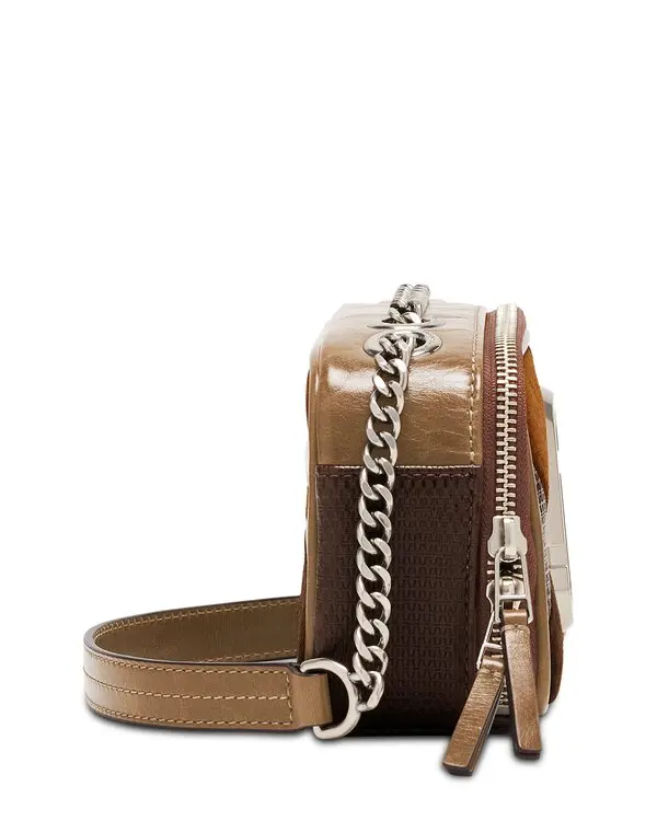 Marc Jacobs The Suede Patchwork Softshot - Brown Multi