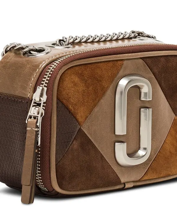 Marc Jacobs The Suede Patchwork Softshot - Brown Multi