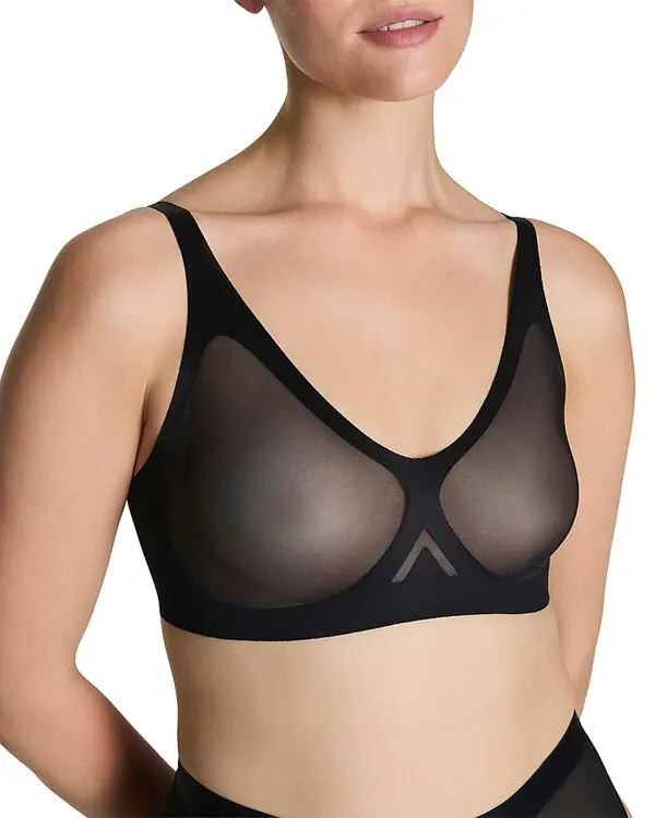 Spanx Plunge Bralette - Very Black