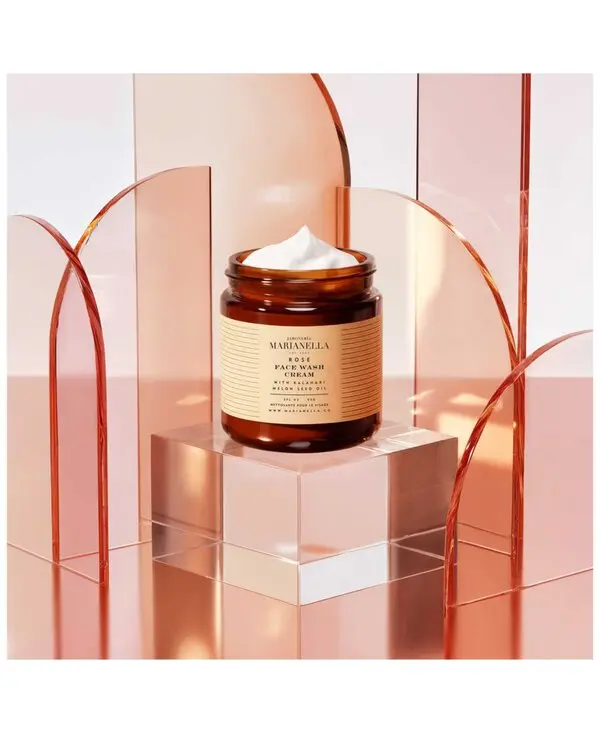 JABONERIA MARIANELLA Rose Face Wash Cream 3 Oz