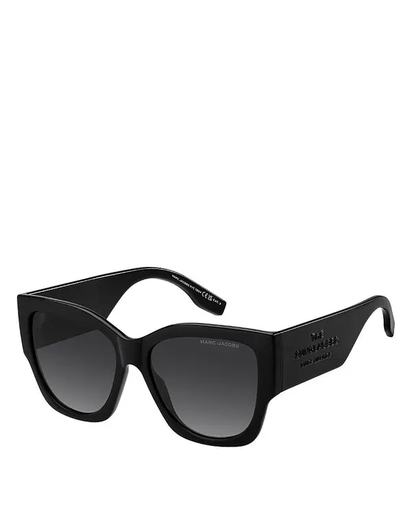 Marc Jacobs Cat Eye Sunglasses, 55mm - Black