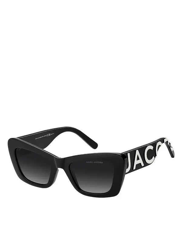Marc Jacobs 52mm Cat Eye Sunglasses - Black White