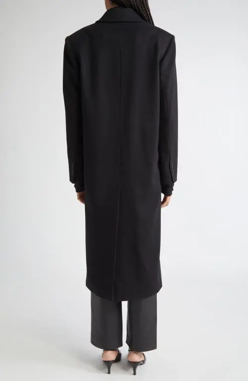 Loulou De Saison Wool And Cashmere Double-breasted Coat - Black