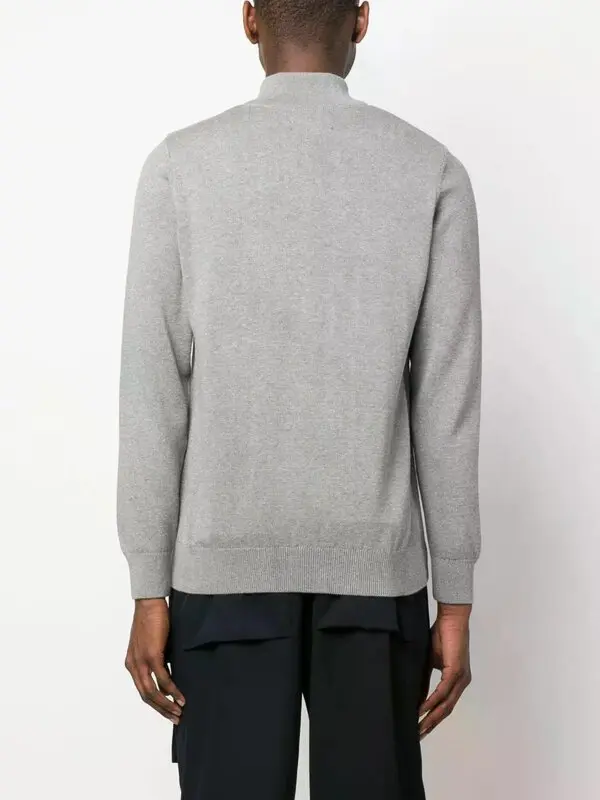 Barbour Embroidered-logo High-neck Jumper