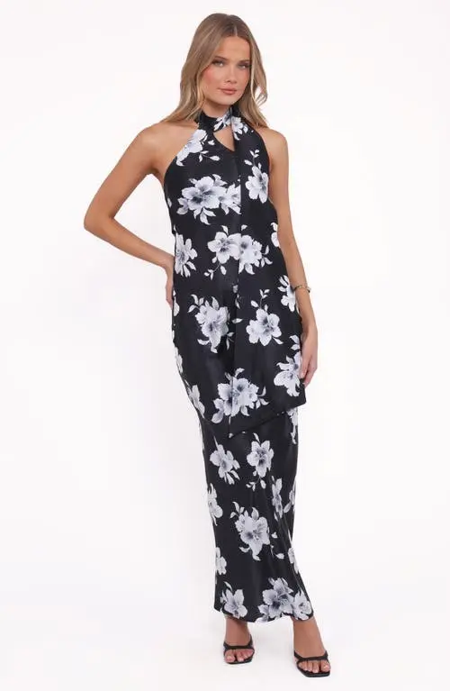 PETAL & PUP Freida Maxi Halter Dress