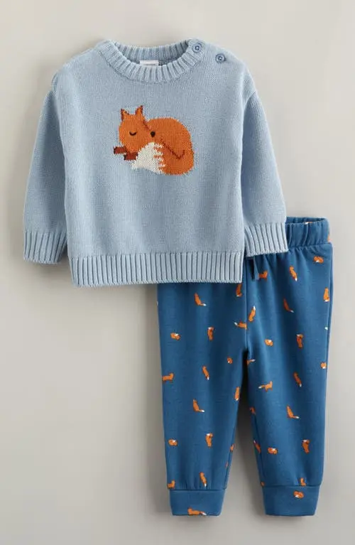 Nordstrom Cozy Icon Sweater And Joggers Set - Blue F Fox- Navy Foxes