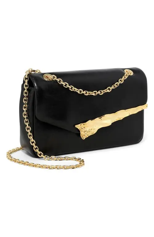 Alexis Bittar Angular Leather Shoulder Bag - Black