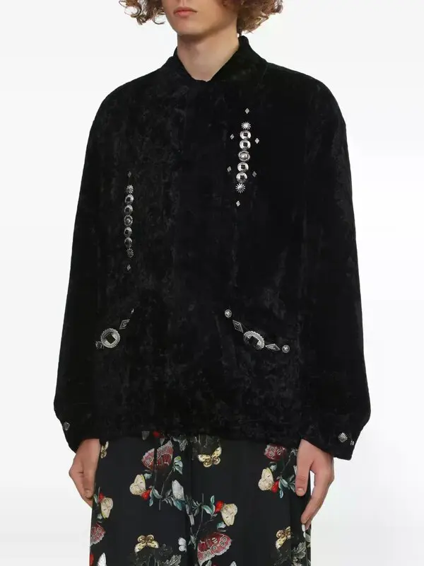Toga Velvet-embellished Jacket
