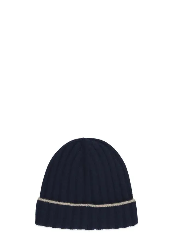 Brunello Cucinelli Cashmere Beanie - Blue
