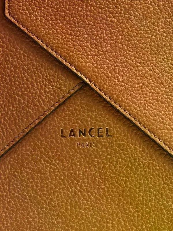 LANCEL Enveloppe Leather Backpack