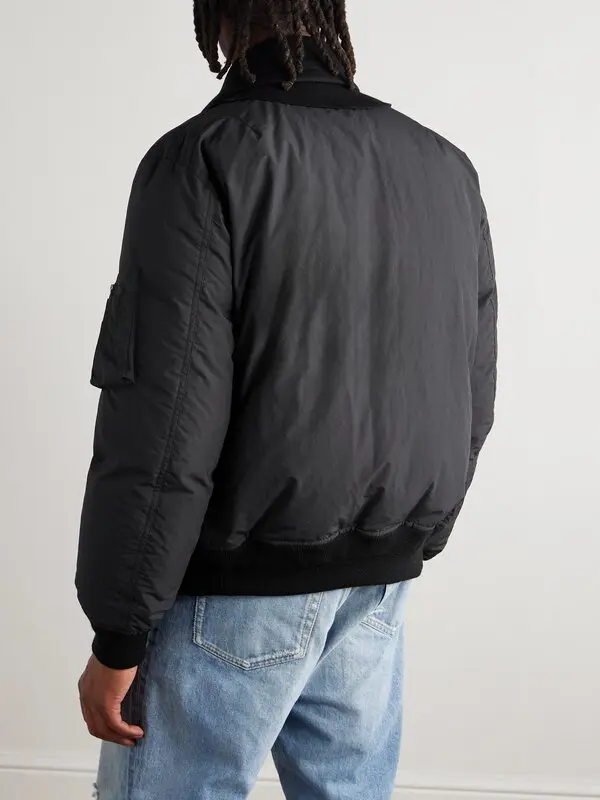 Sacai Double-breasted Down Bomber Jacket