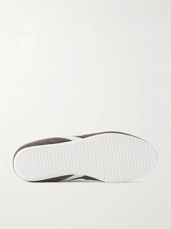 Rick Owens Suede And Leather Sneakers