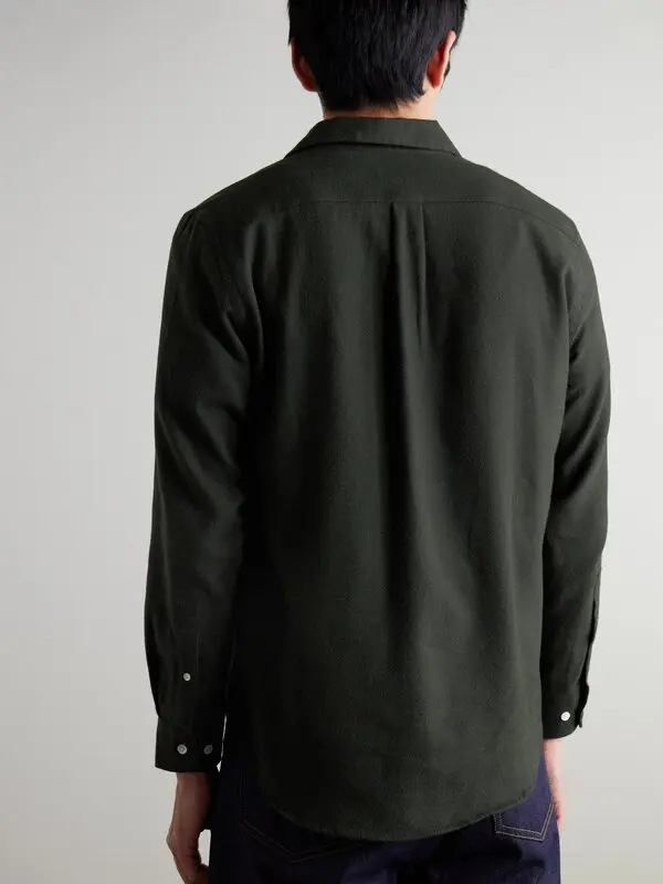 Portuguese Flannel Teca Cotton Shirt - Green