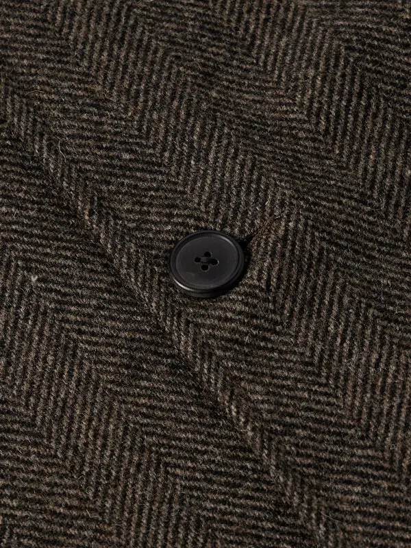 Portuguese Flannel Labura Herringbone Virgin Wool Jacket