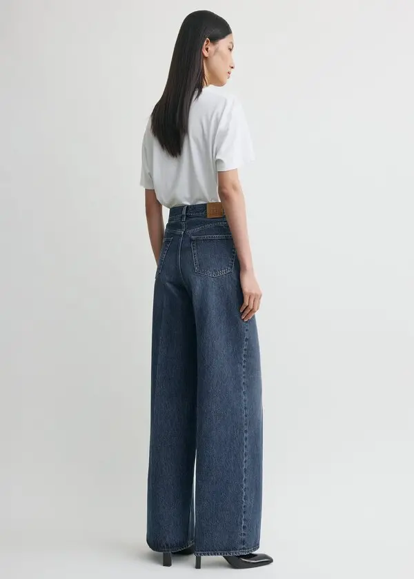 TOTEME High-waisted Wide-leg Jeans