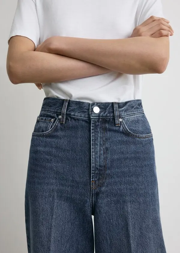 TOTEME High-waisted Wide-leg Jeans