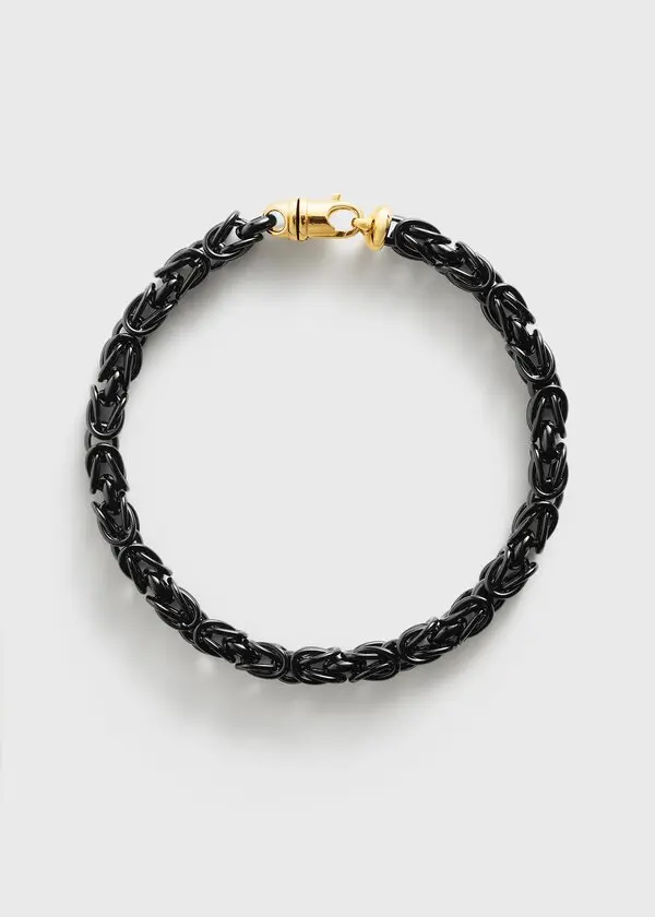 TOTEME Byzantine Collar - Black-gold
