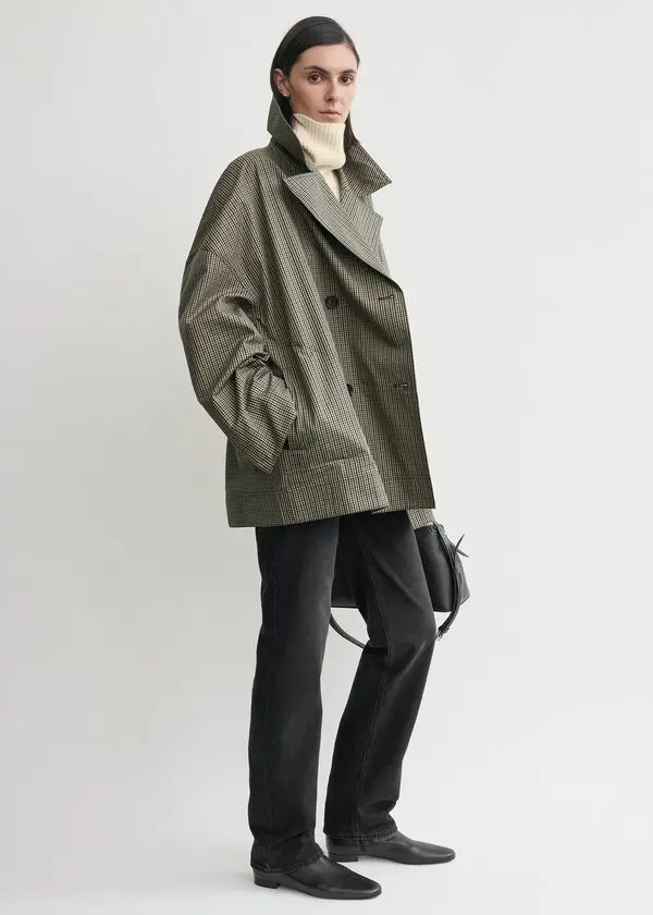 TOTEME Oversized Checked Outerwear