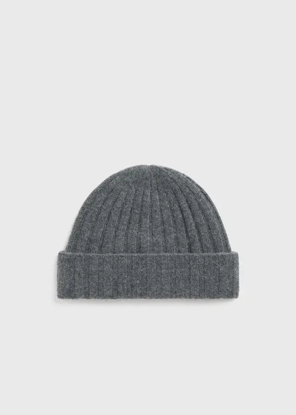 TOTEME Cashmere Beanie - Charcoal Melange
