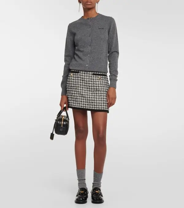 Miu Miu Cashmere Button Cardigan