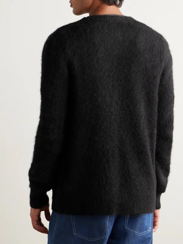 A.p.c. Davis Brushed Alpaca-blend Cardigan