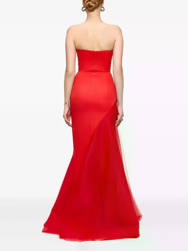 V:PM ATELIER Strapless Fishtail Dress