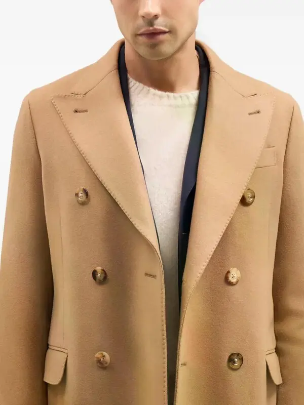 Boglioli Double-breasted Horn-button Coat