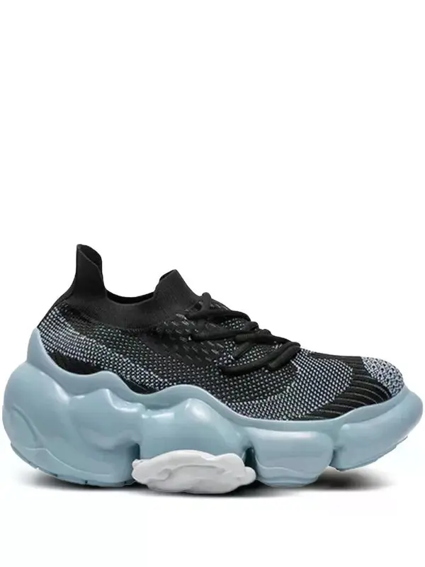 GROUNDS Moopie Knitted Chunky Sneakers - Black