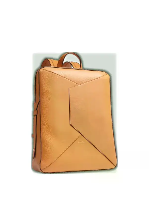LANCEL Enveloppe Leather Backpack