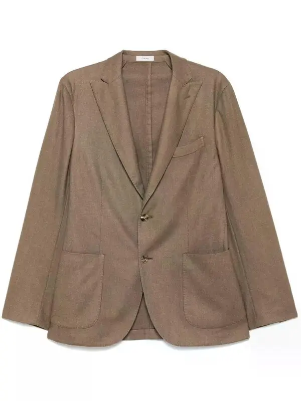 Boglioli Patch-pocket Single-breasted Blazer