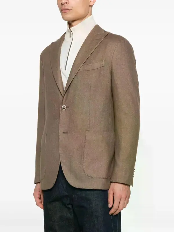 Boglioli Patch-pocket Single-breasted Blazer