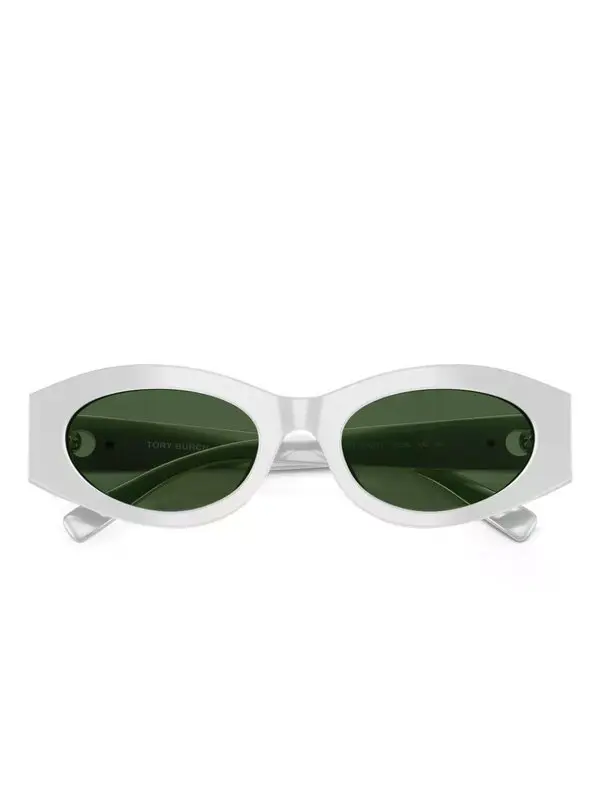 Tory Burch Oval Frame Sunglasses