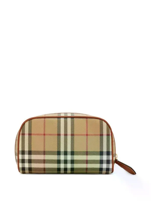 Burberry Small Check Travel Pouch