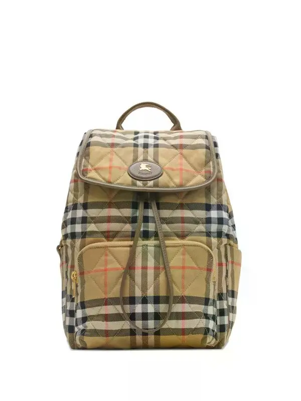 Burberry Checked-pattern Backpack