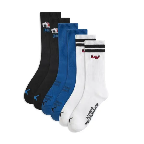 PUMA Las Vegas Crew Socks - White