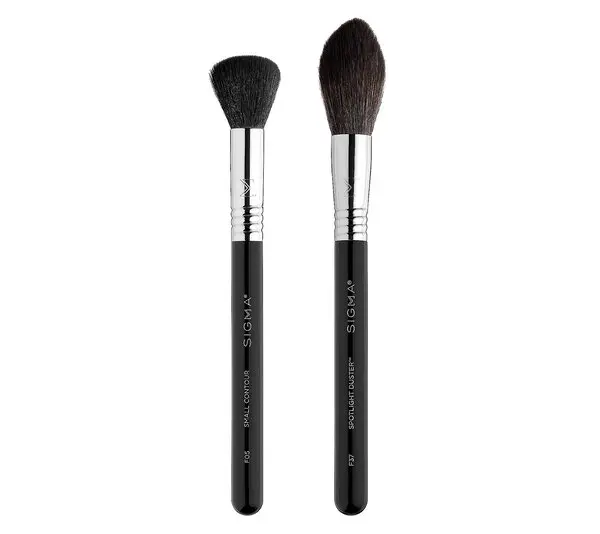 SIGMA BEAUTY Sculpt + Glow Brush Duo - One-color