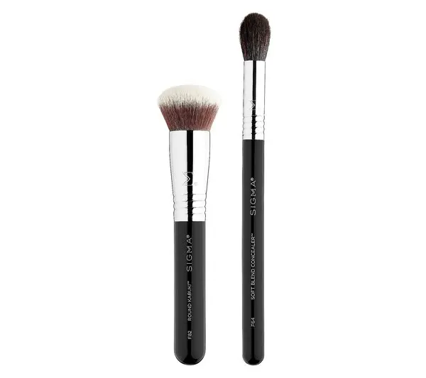 SIGMA BEAUTY Flawless Complexion Brush Duo - One-color