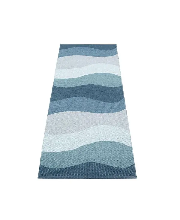 PAPPELINA Urvi Rug, 2'3" X 6'6 - Water