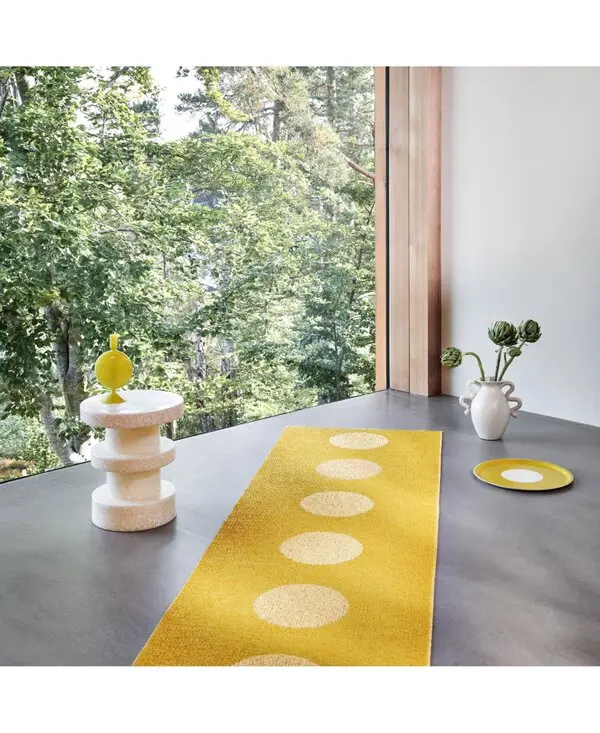 PAPPELINA Vera Rug, 2'3 X 9'9 - Lemon