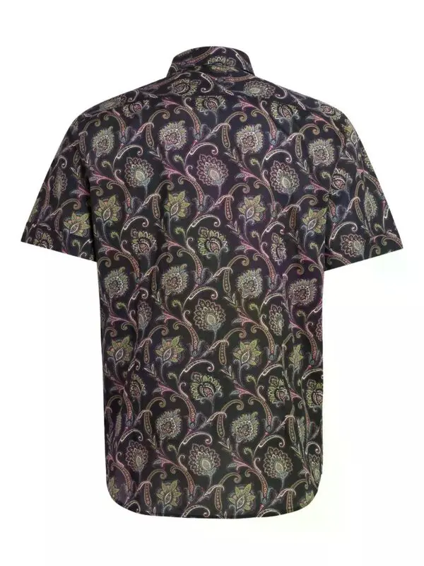 Etro Paisley Print Short-sleeve Shirt