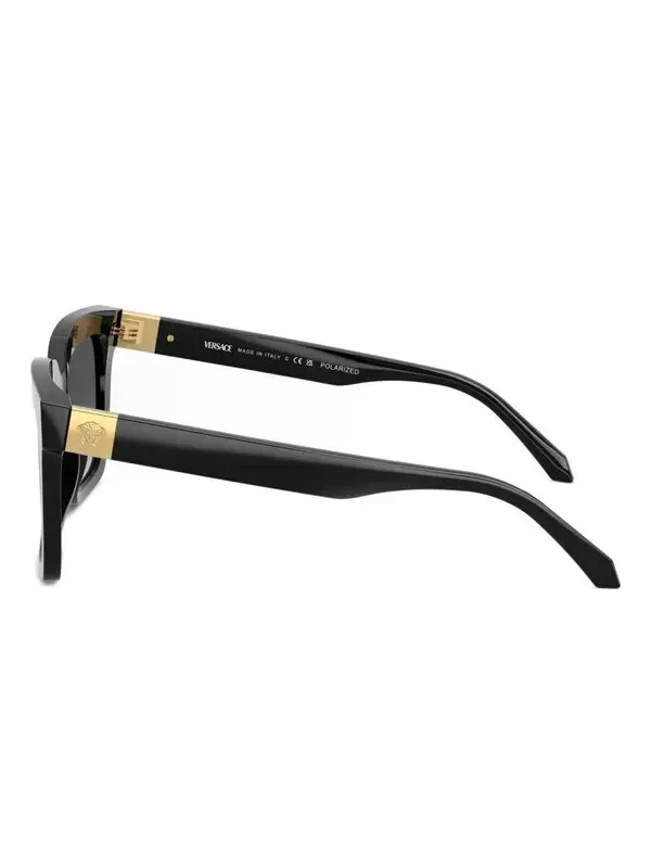 Versace Medusa Head Square-frame Sunglasses - Black