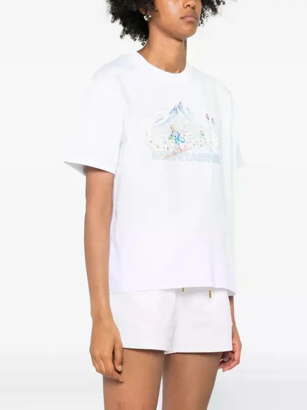 Casablanca Graphic-print T-shirt - White