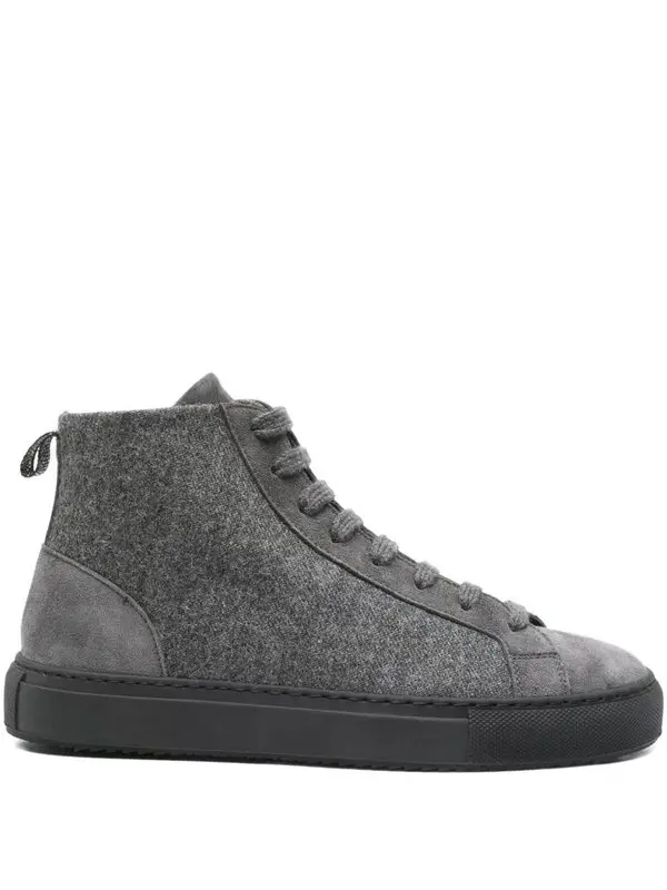DOUCAL'S Suede Lace-up Sneakers