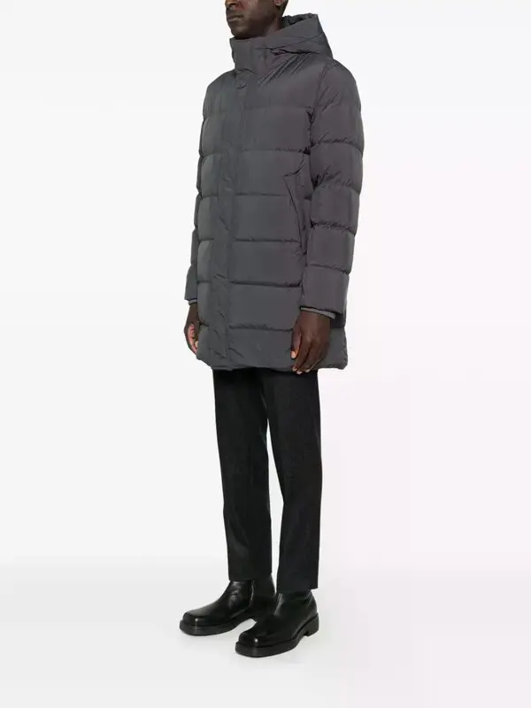 Corneliani Hooded Quilted Coat
