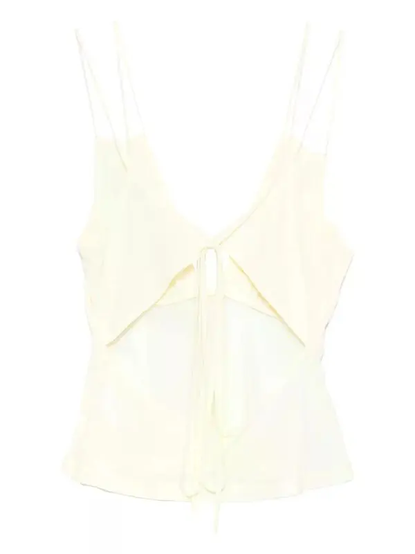 Paris Georgia Bernie Tie-front Camisole