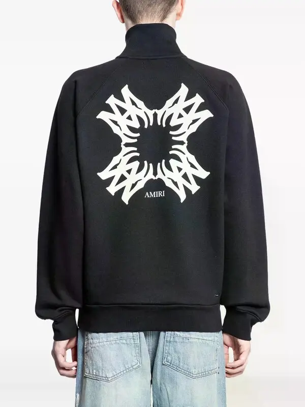 Amiri Graphic-print Half-zip Sweatshirt